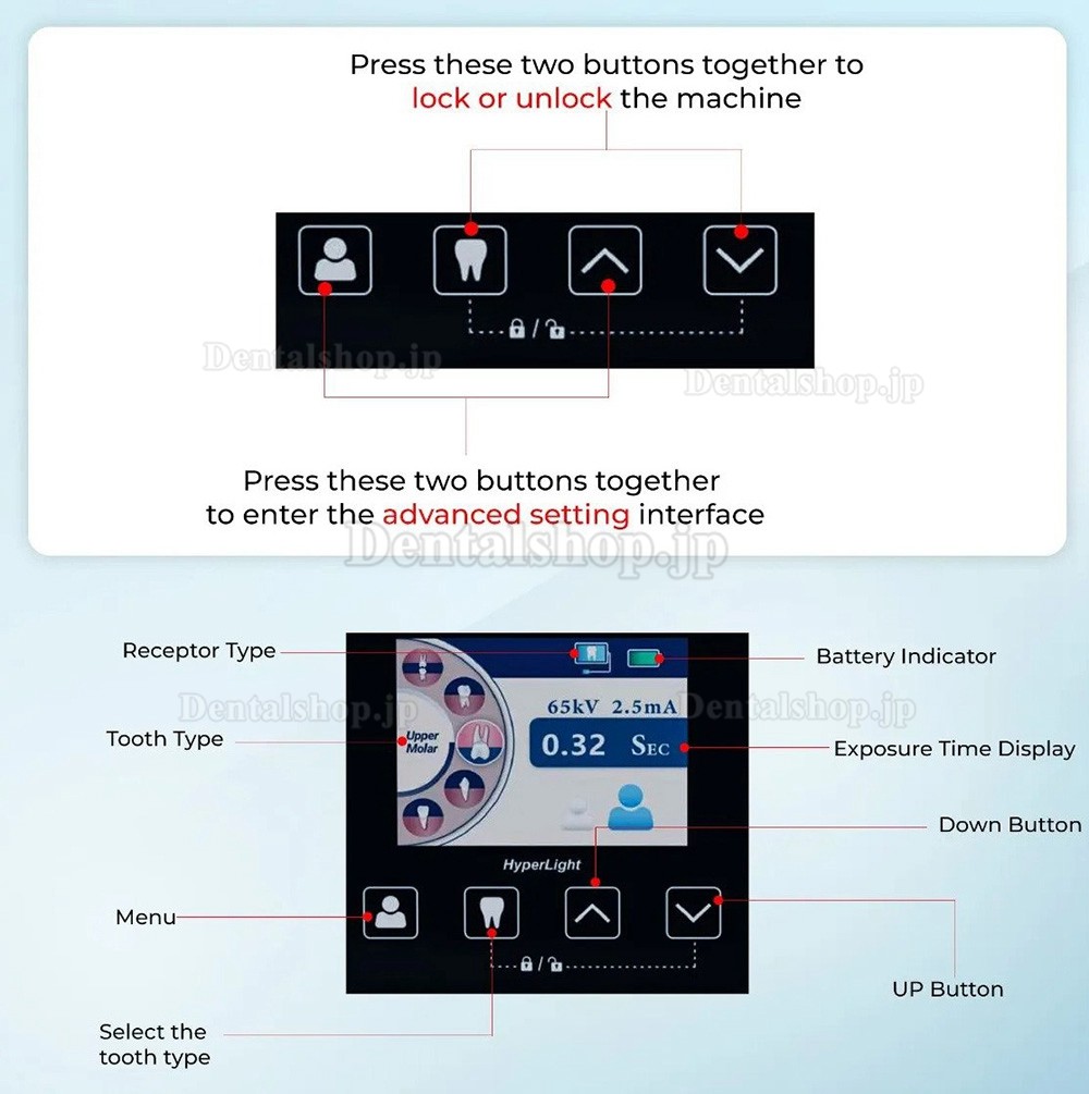Eighteeth HyperLight ポータブル歯科用 X 線ユニット ハンドヘルド X 線装置|歯科ポータブル式X線装置通販 ...